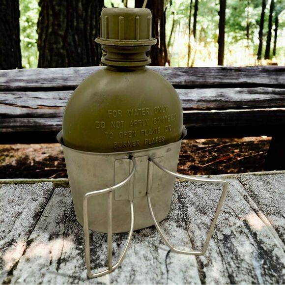 U.S. Army | Other | Vintage Handcrest Us Army Plasticgreen Qt Canteen ...